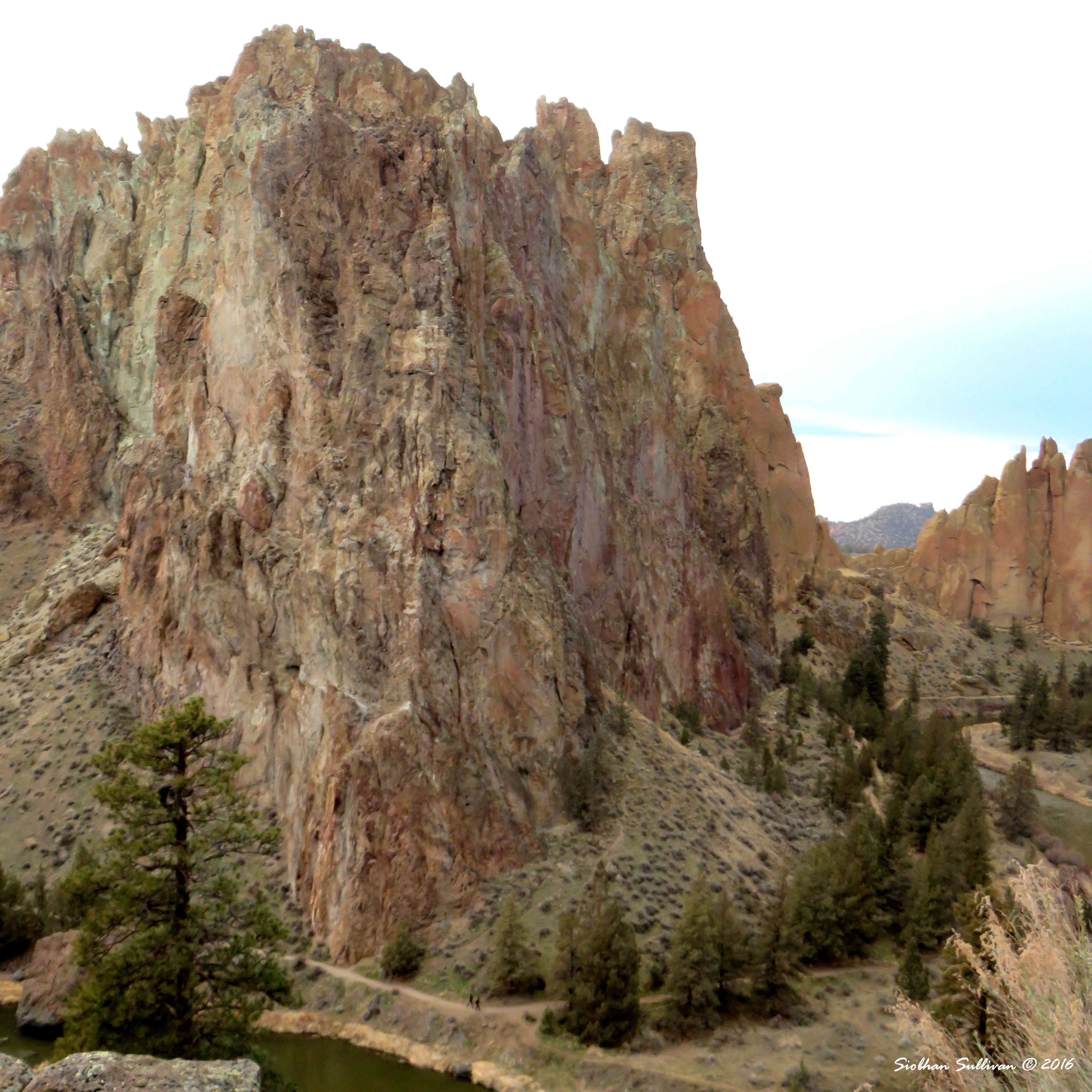 Sunset from Smith Rock: Visiting my neighbor - bend branches