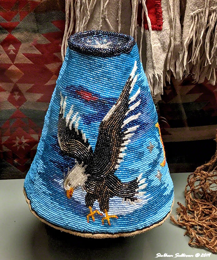 Beaded hat, Wasco tribe: Wordless Wednesday - bend branches