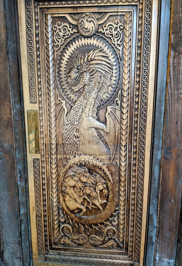 Dragon Door of the Dark Hedges: Thursday Doors - bend branches