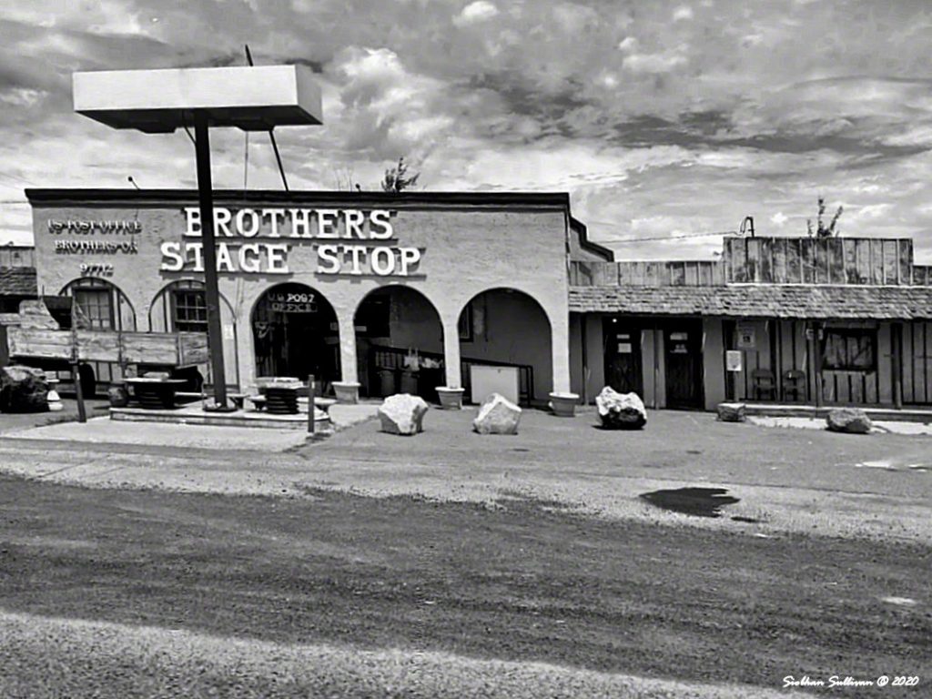 Brothers Stage Stop: Monochrome Monday - bend branches