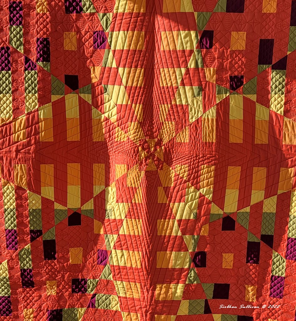 4-pointed star quilt: Wordless Wednesday - bend branches