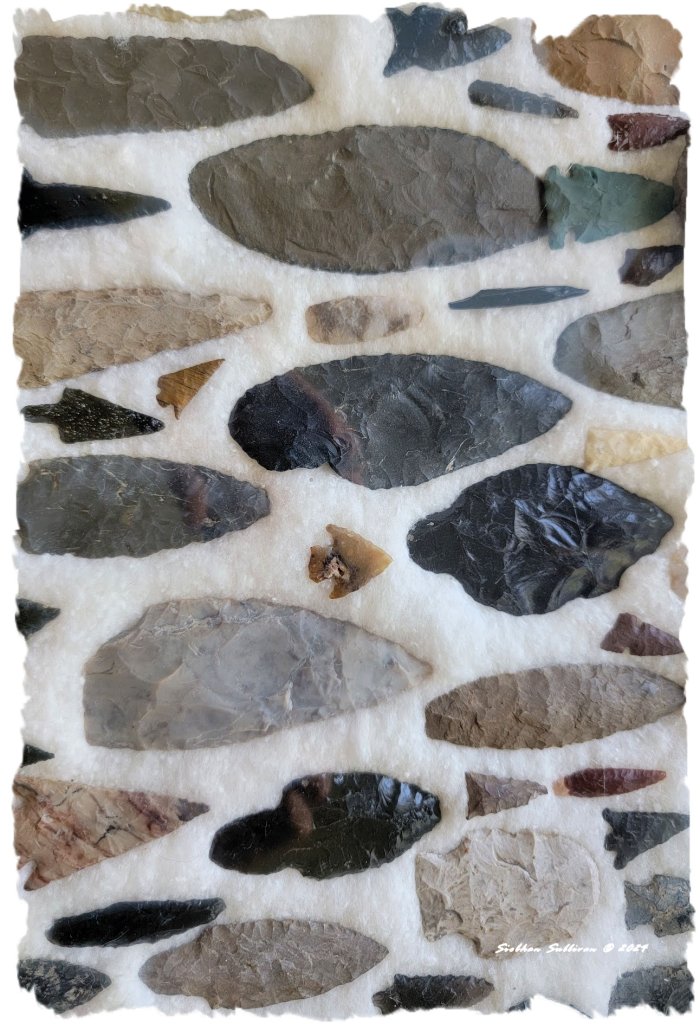 Arrowheads up close: Macro Monday - bend branches