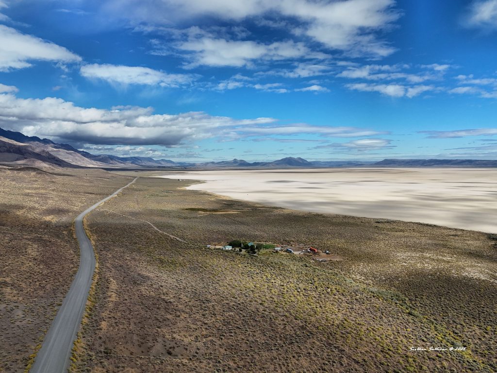 Alvord Desert from above: WW & LAPC - bend branches